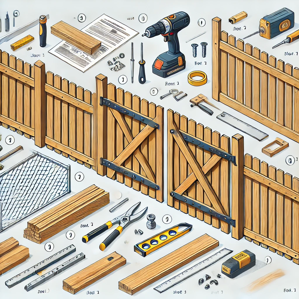 How To Build a Double Fence Gate: 2024 Complete Tutorial