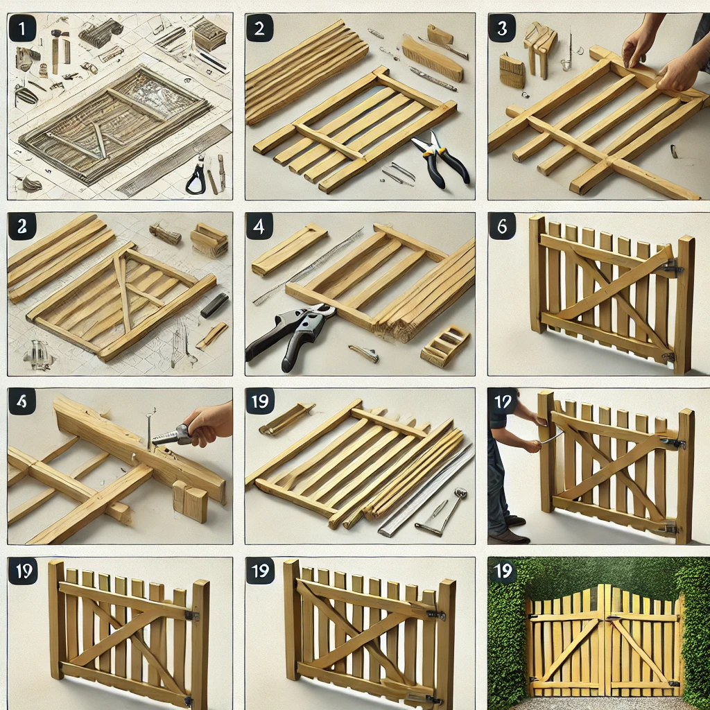 How To Build a Simple Wooden Gate: In 5 Simple Steps (2024)