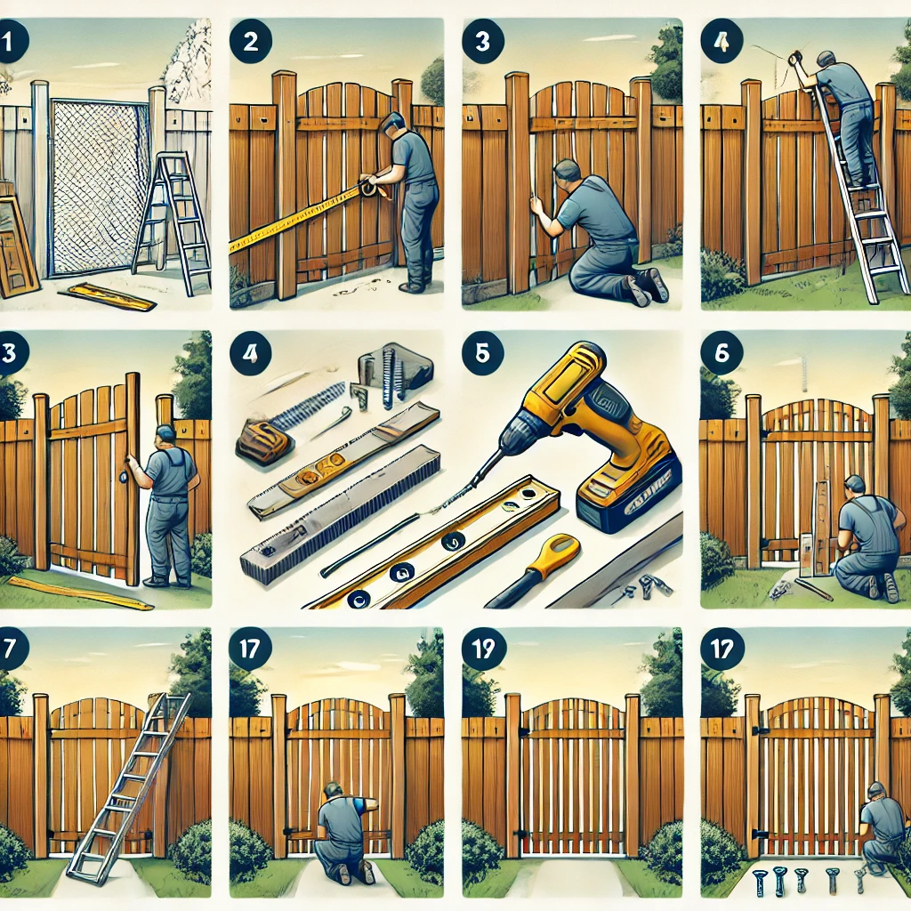 How to Install a Gate in an Existing Fence (Full Guide 2024)